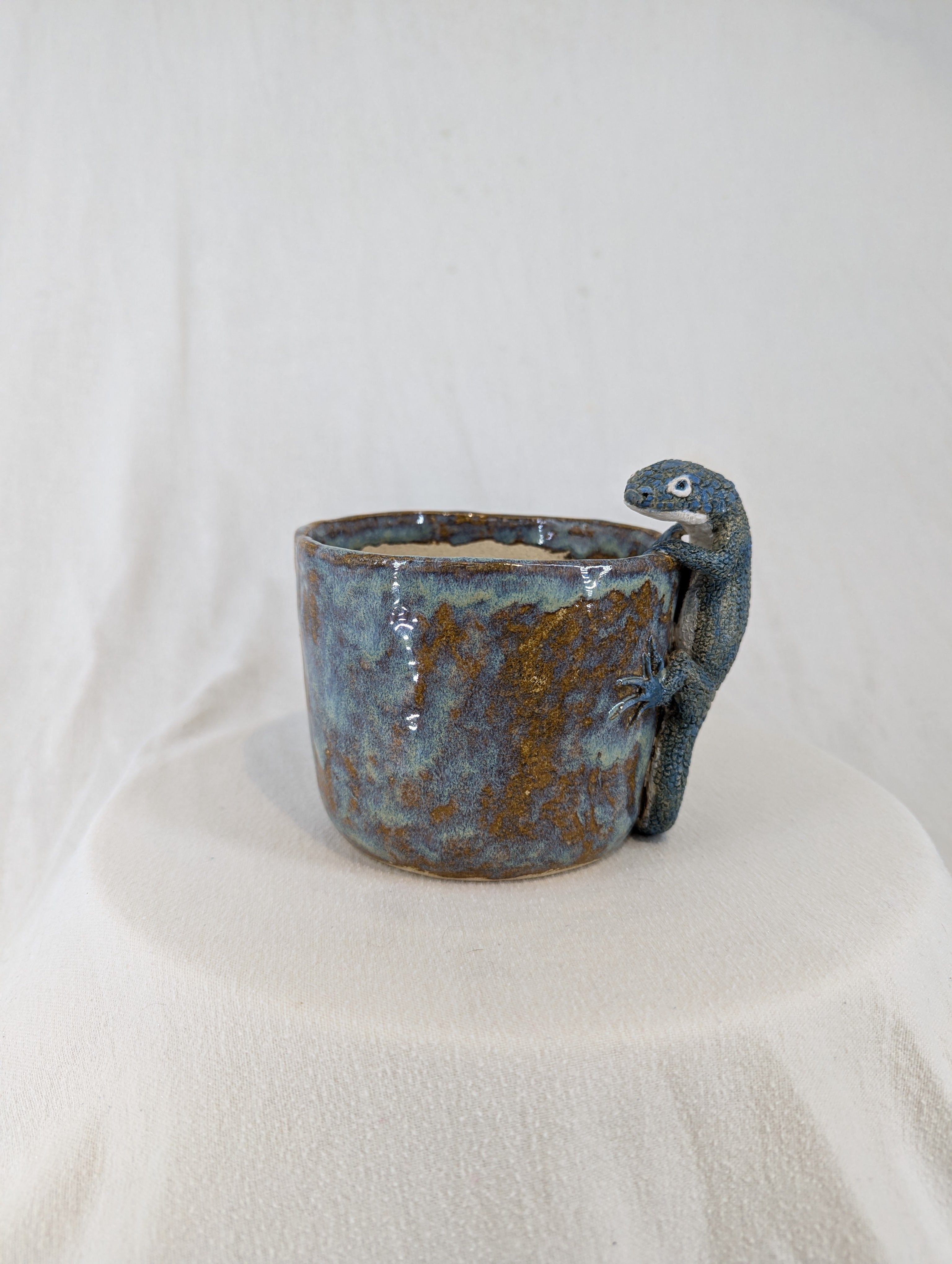 Peeking Mexican Alligator Lizard Planter – Pottery Whimsy